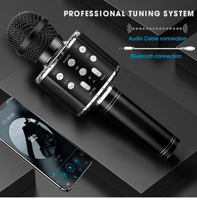 HWBK Wireless Bluetooth karaoke microphone | H&W Life Store Philippines
