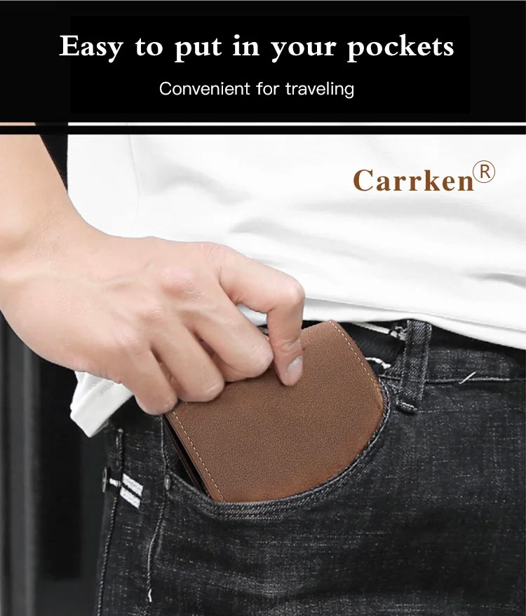 Carrken French Fashion Matte Wallet for Men