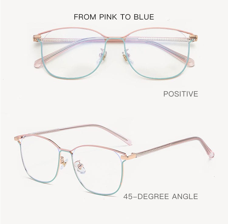 Square hollow two-color frame