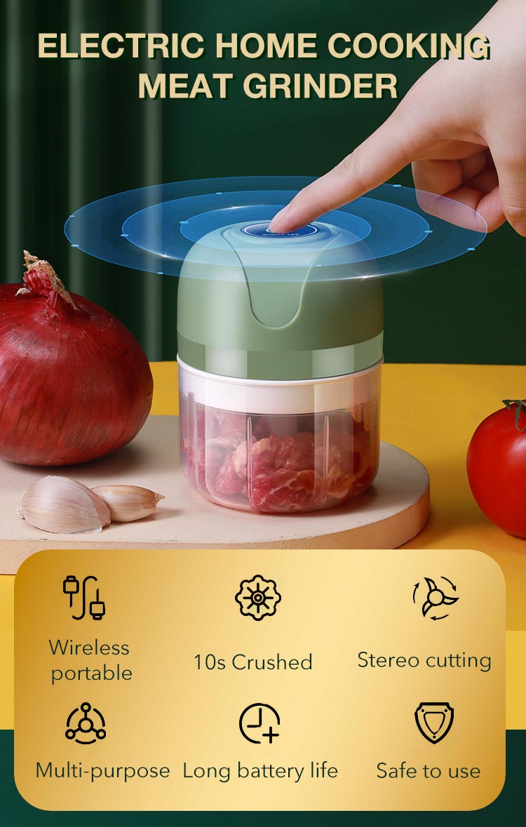 Electric home cooking meat grinder