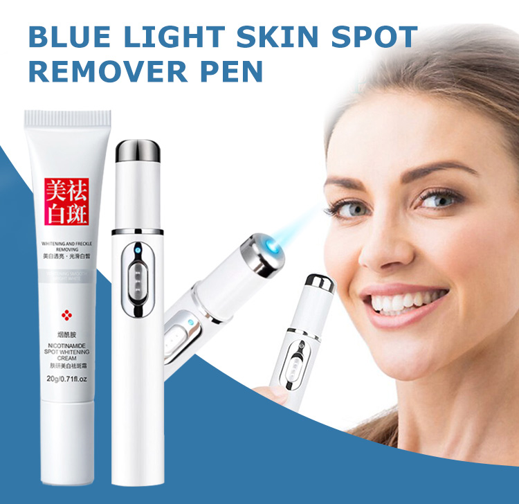 Blue light spot remover