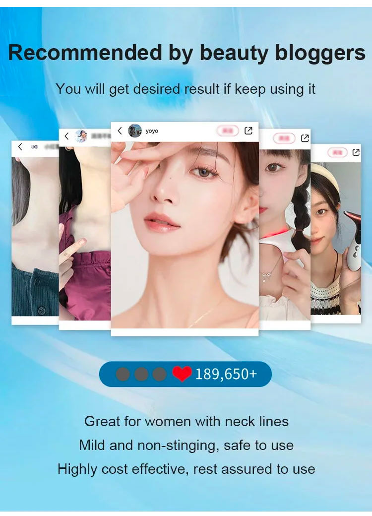 Skin lifting & firming massage beauty device