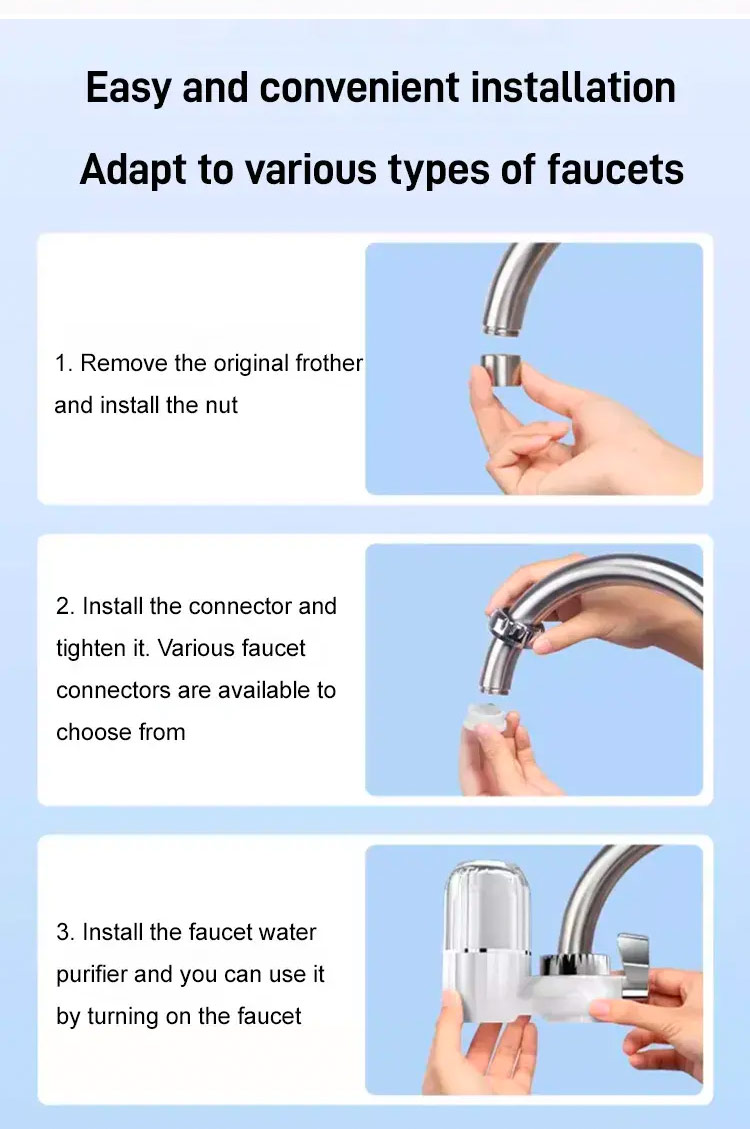 5-layer Filtration Radiation Faucet Water Purifier