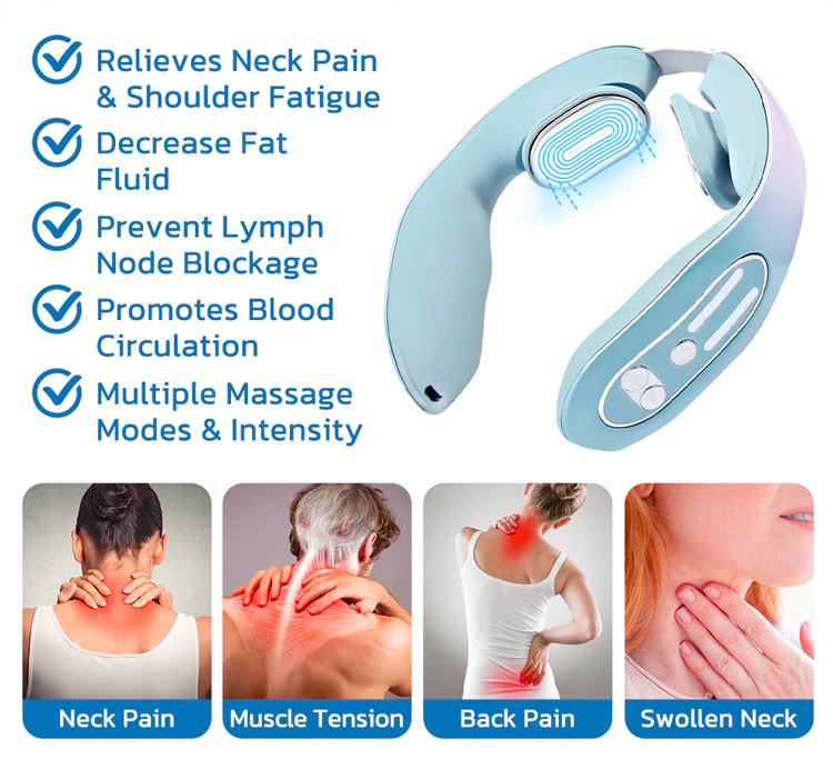 lymphatic neck massager